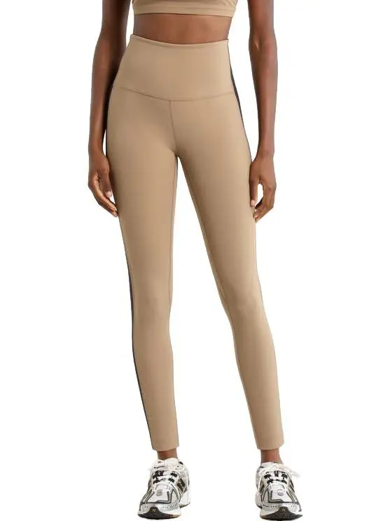 MPG Sculpt Colorblock Leggings - Caribou/black
