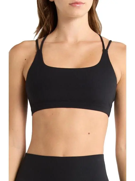 MPG Cloud Strappy Sports Bra - Black