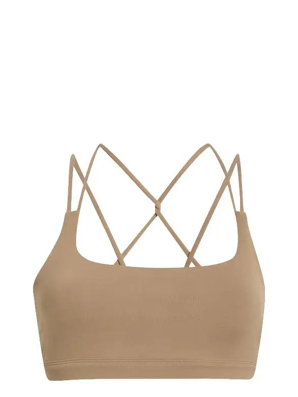 MPG Cloud Strappy Sports Bra - Caribou