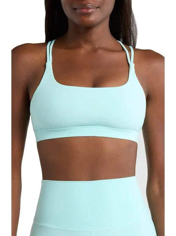 MPG Cloud Strappy Sports Bra - Limpet Shell