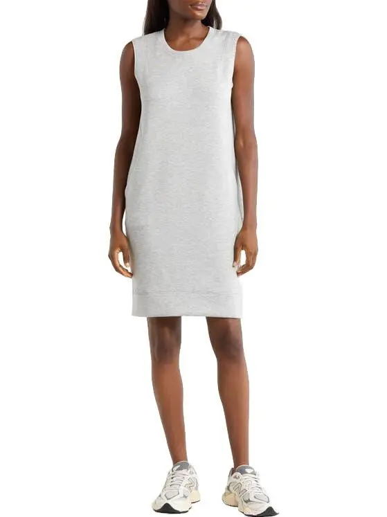 MPG Dreamweave Sleeveless Dress - Heather Concrete