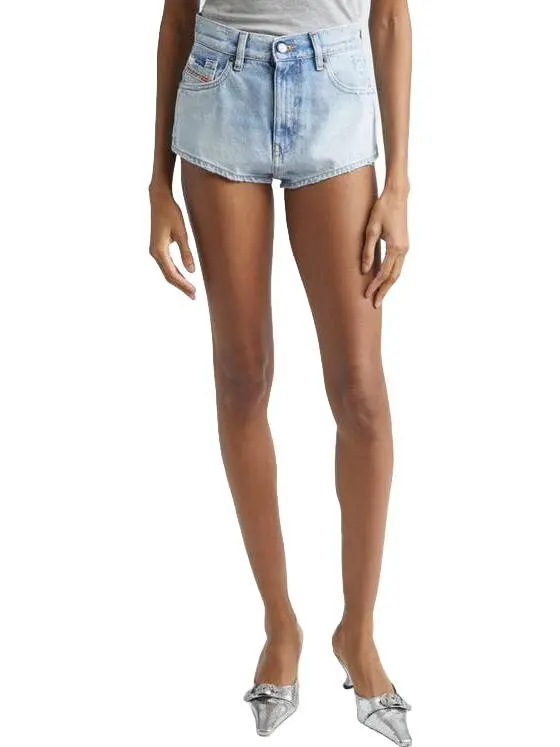 DIESEL® Frayed Hem Shorts - Denim