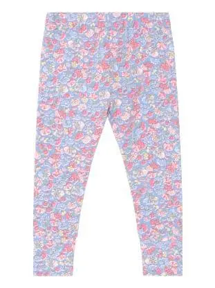 HUXBABY Vintage Floral Legging - Bijou Blue Multi