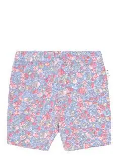 HUXBABY Floral Bike Shorts - Bijou Blue Multi