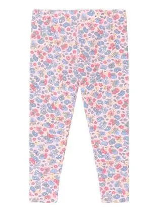 HUXBABY Vintage Floral Legging - Dusty Pink Multi