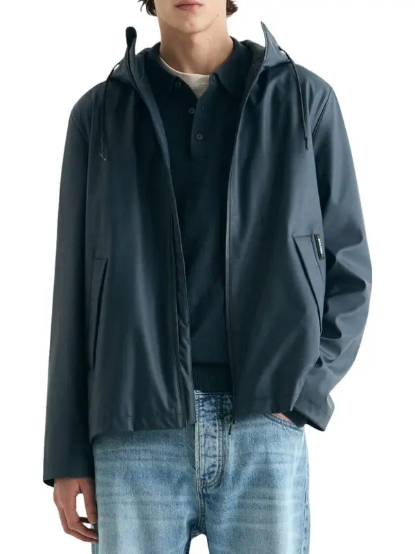 SCALPERS Waterproof Hooded Parka - Darknavy