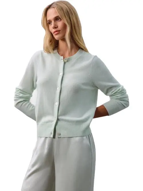 Naked Cashmere Button-up Cashmere Cardigan - Jadite