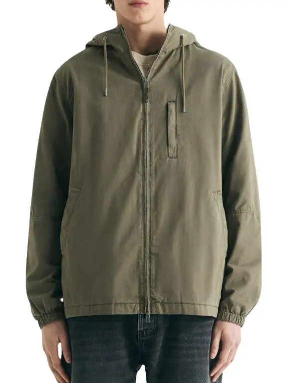 SCALPERS Skull Hooded Jacket - Khaki