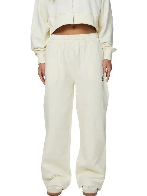 GOOD FOR NOTHING Straight Leg Halftone Joggers - Ivory