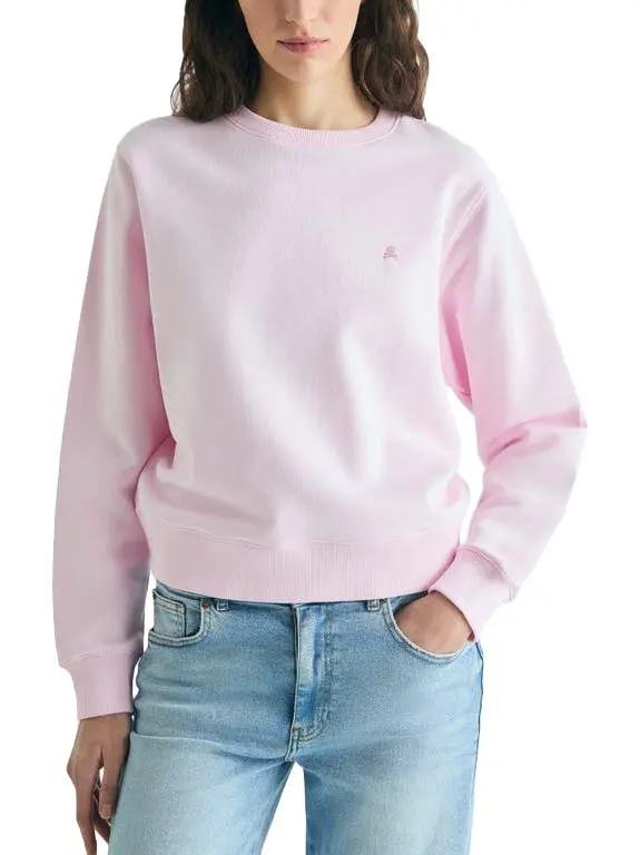 SCALPERS Basic Skull Cotton Sweatshirt - Lightpink
