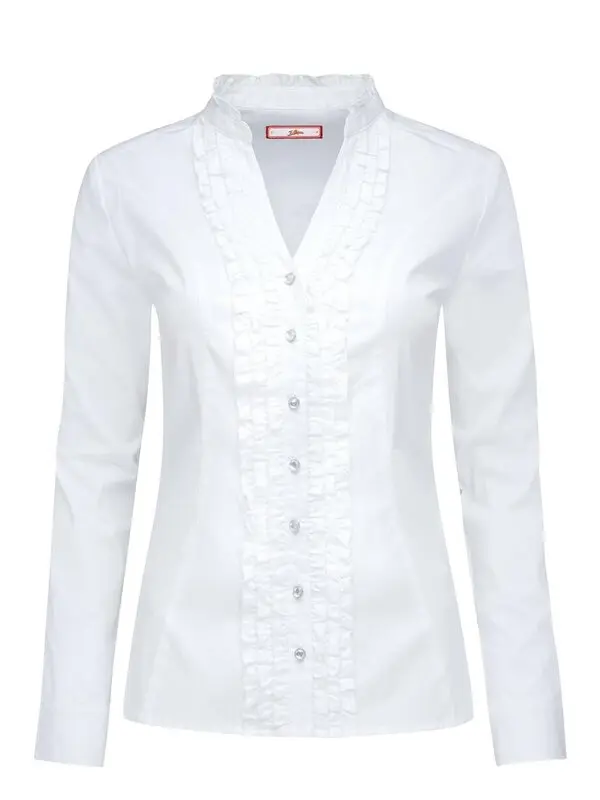JOE BROWNS Cotton Ruffle Shirt - White