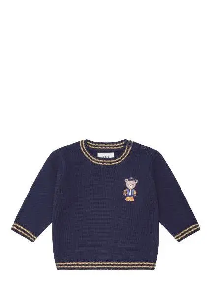 HUXBABY Baller Hux Tipped Pullover - Ember Multi Navy