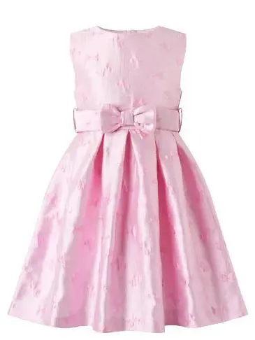 RACHEL RILEY Bow Damask Dress - Pink