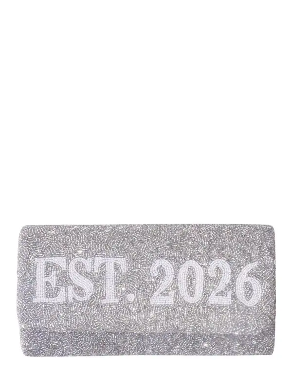 ISLAND TO EAST SIDE Est. 2026 Medium Structured Bag - Silver/white