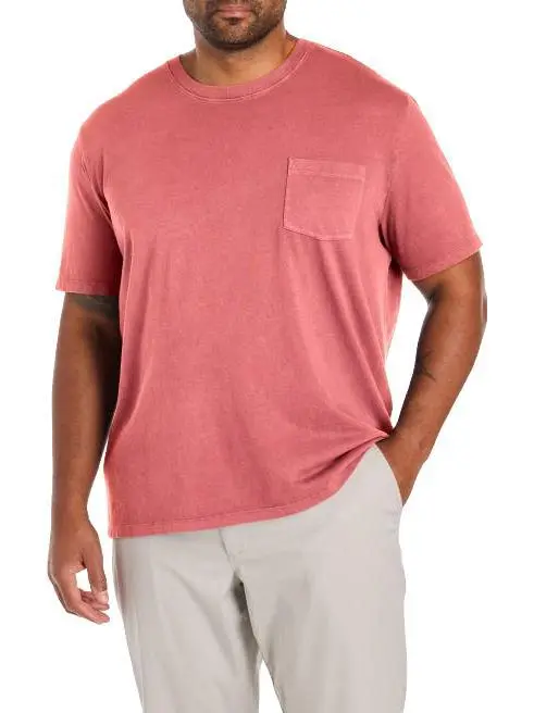 Vineyard Vines Big & Tall Garment-dyed Surf Pocket Tee - Mariner