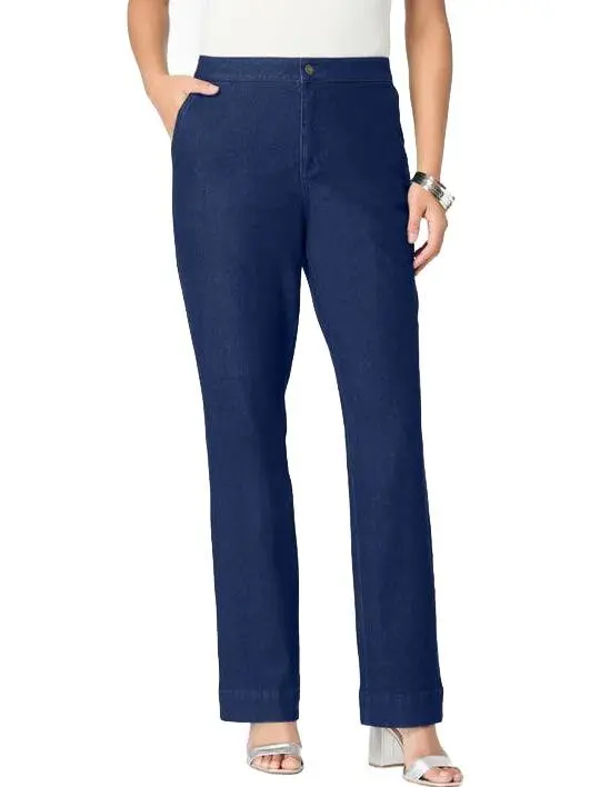 ROAMAN'S High-rise Bootcut Denim Trouser - Medium Wash