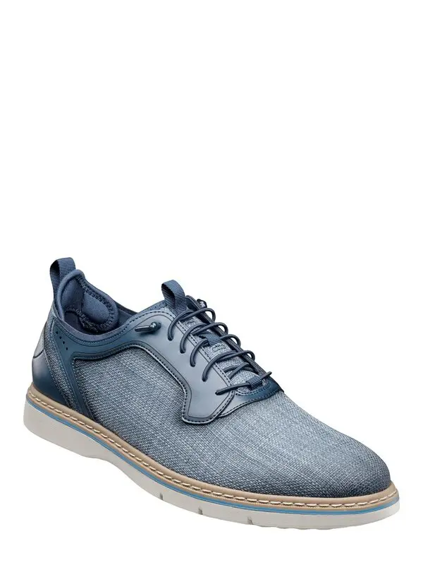 STACY ADAMS Sebert Elastic Lace Sneaker - Navy