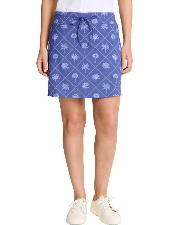 Tommy Bahama Frond Print Skort - Sanibel Blue