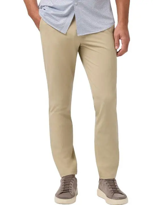Mizzen+main Helmsman Slim Fit Performance Chinos - Light Khaki
