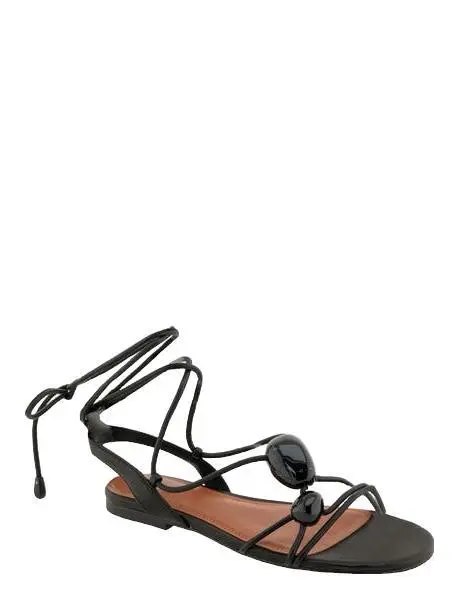 Rebecca Minkoff Anaya Ankle-tie Sandal - Black