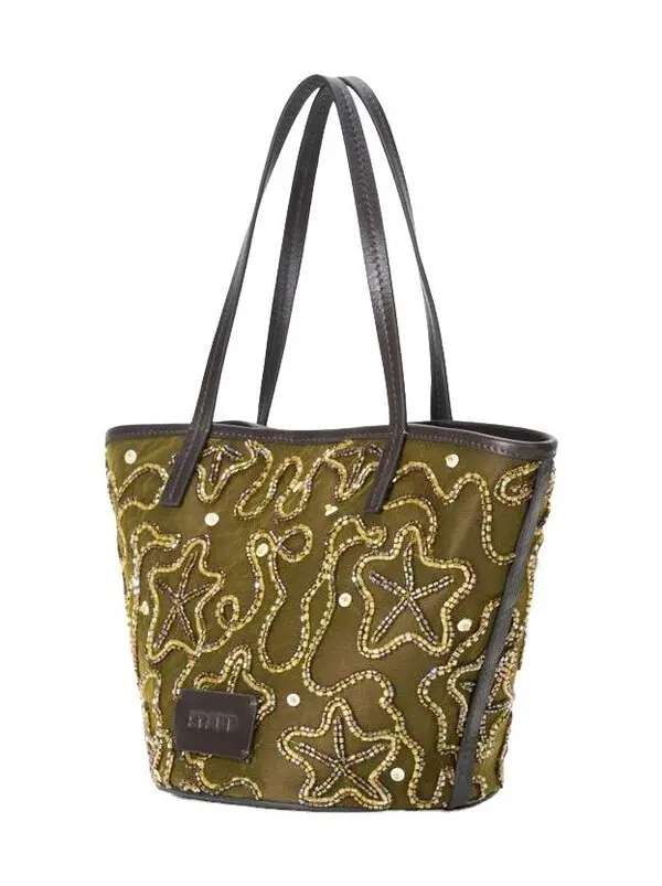 Staud Caro Leather Bucket Bag - Starfish