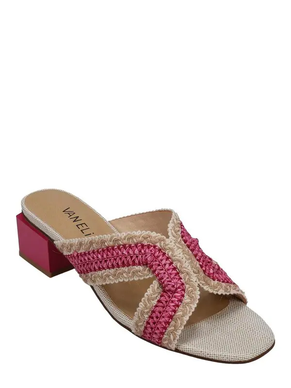 Vaneli Cyndia Block Heel Sandal - Fuchsia