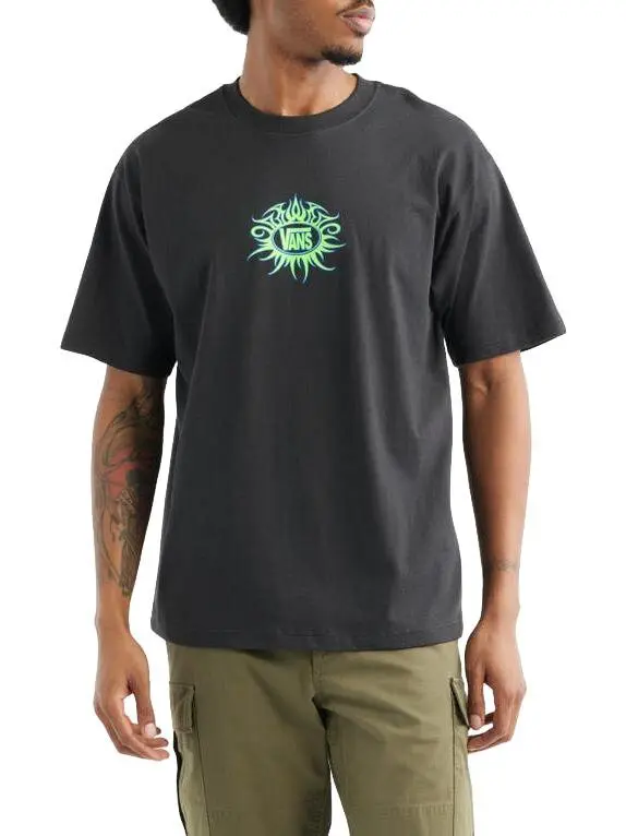 VANS Torched Cotton Graphic T-shirt - Black