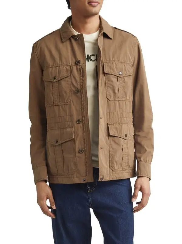 Moncler Amnicon Canvas Field Jacket - Coriander