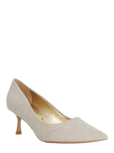 Dune London Achievable Pointed Toe Pump - Gold