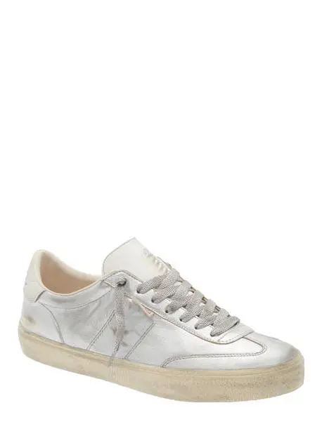 GOLDEN GOOSE Soul Star Low-top Sneakers - Silver/white/milk