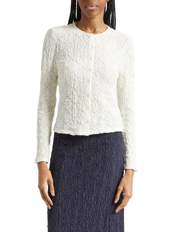 Veronica Beard Gillingham Lace Cardigan - Dove