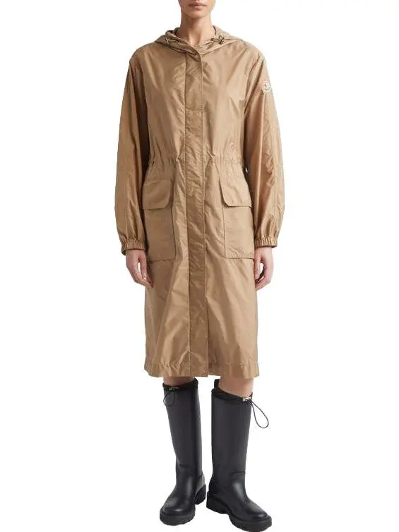 Moncler Hiengos Long Parka - Travertine