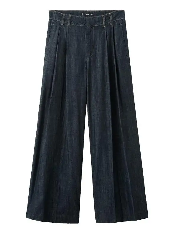 Mango Wide-leg Trouser Jeans - Open Blue