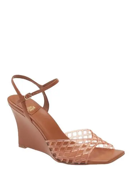 Jeffrey Campbell Wedge Sandals - Caramel