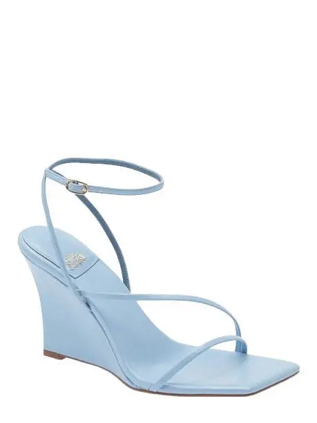 Jeffrey Campbell Highlight Ankle Strap Wedge Sandal - Baby Blue