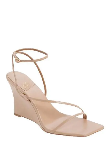 Jeffrey Campbell Highlight Ankle Strap Wedge Sandal - Nude