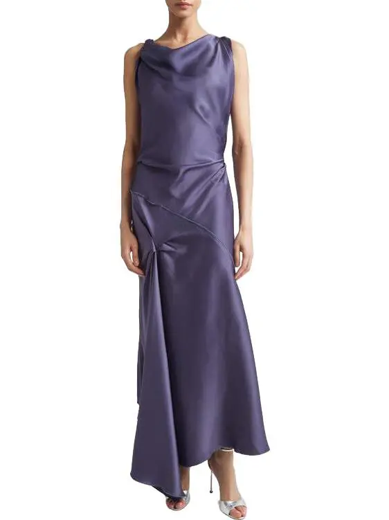 Victoria Beckham Posy Midi Dress - Eclipse