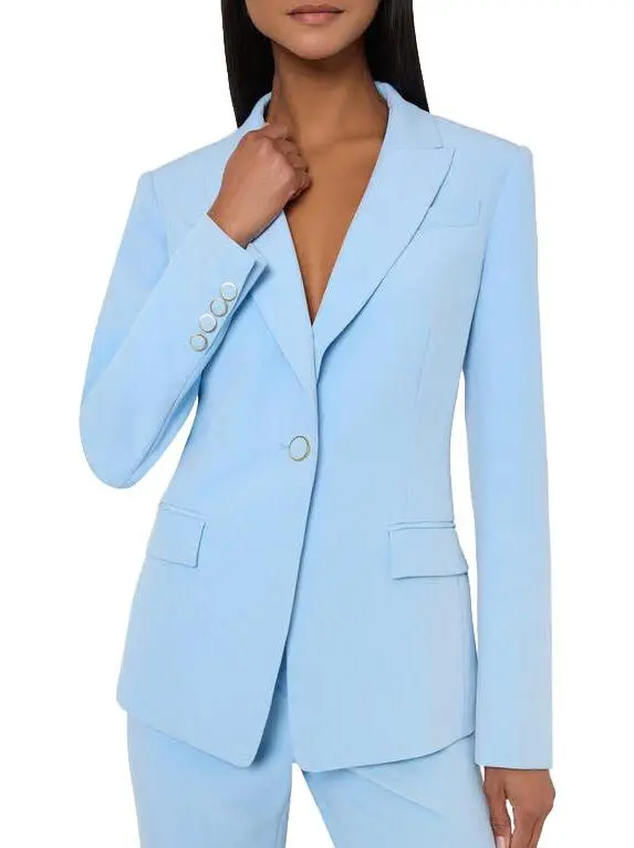 MILLY Avery Cady Blazer - Light Blue