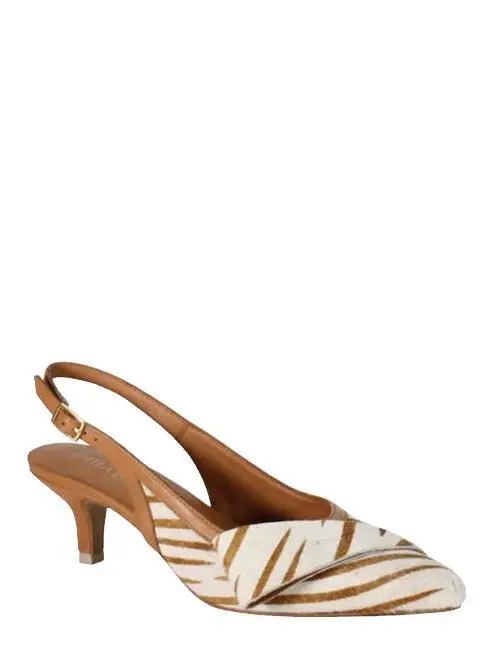 DIBA TRUE Settle Down Slingback Pump - White/tan