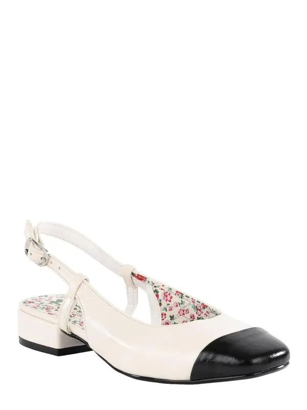 Bc Footwear Dollface Slingback Pump - Off White