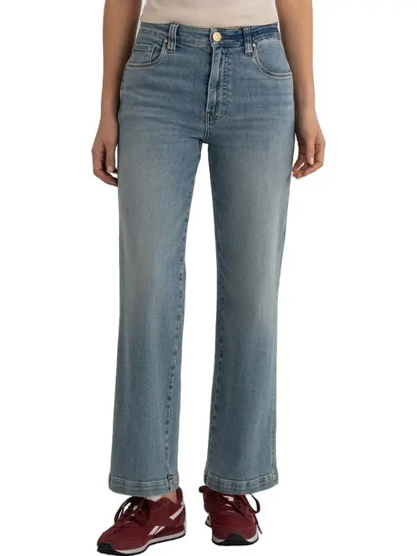 Kut From The Kloth High-waist Straight-leg Jeans - Outstanding