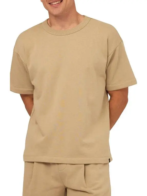 THREADS 4 THOUGHT Maxwell Cotton Blend T-shirt - Pebble