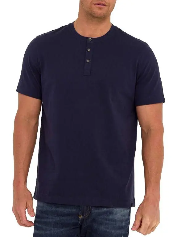 THREADS 4 THOUGHT Shayne Luxe Jersey Henley - Stargazer