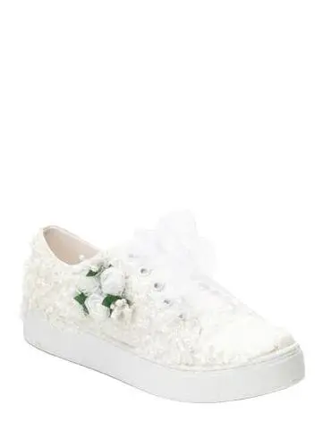 FOREVER & ALWAYS SHOES Rosalie Bridal Sneakers - Ivory