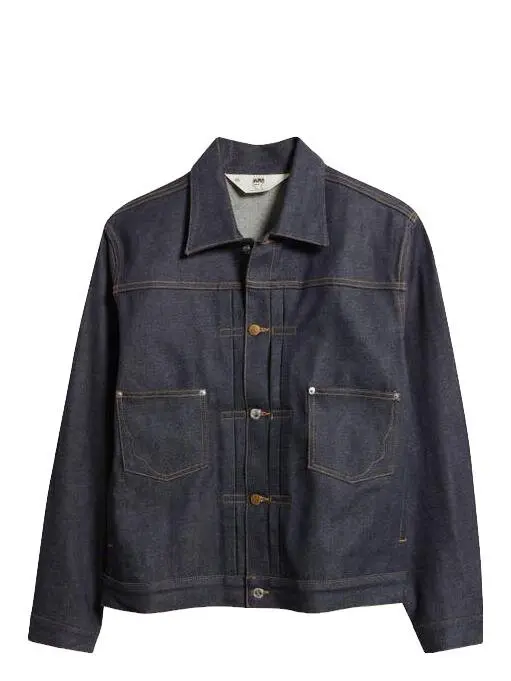 BRAIN DEAD Selvedge Denim Trucker Jacket - Indigo