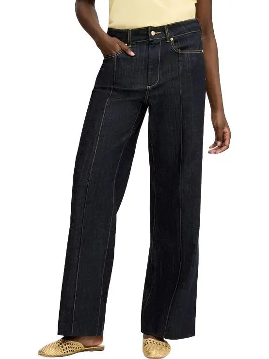 Sam Edelman High-rise Wide-leg Trouser Jeans - Seattle Wash