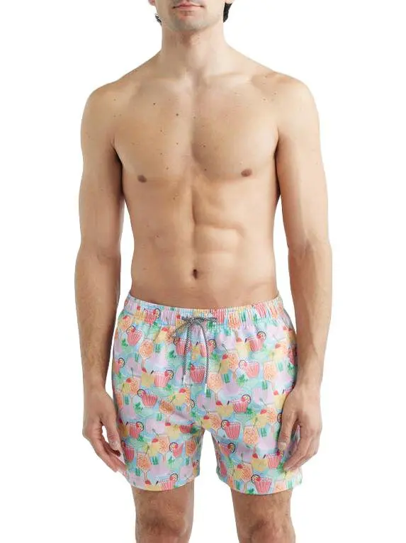 BOARDIES Printed Swim Trunks - Multi