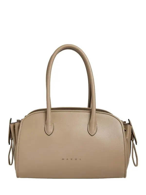 Marni Tulipea Top Handle Bag - Cork