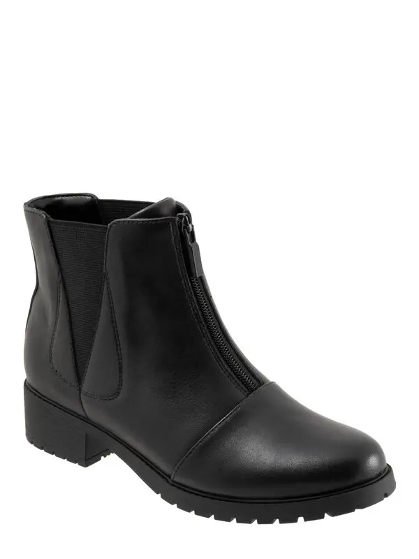 Softwalk Marni Cap Toe Bootie - Black