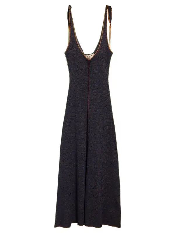 Marni Sleeveless Knit Maxi Dress - Mlb74orion Blue